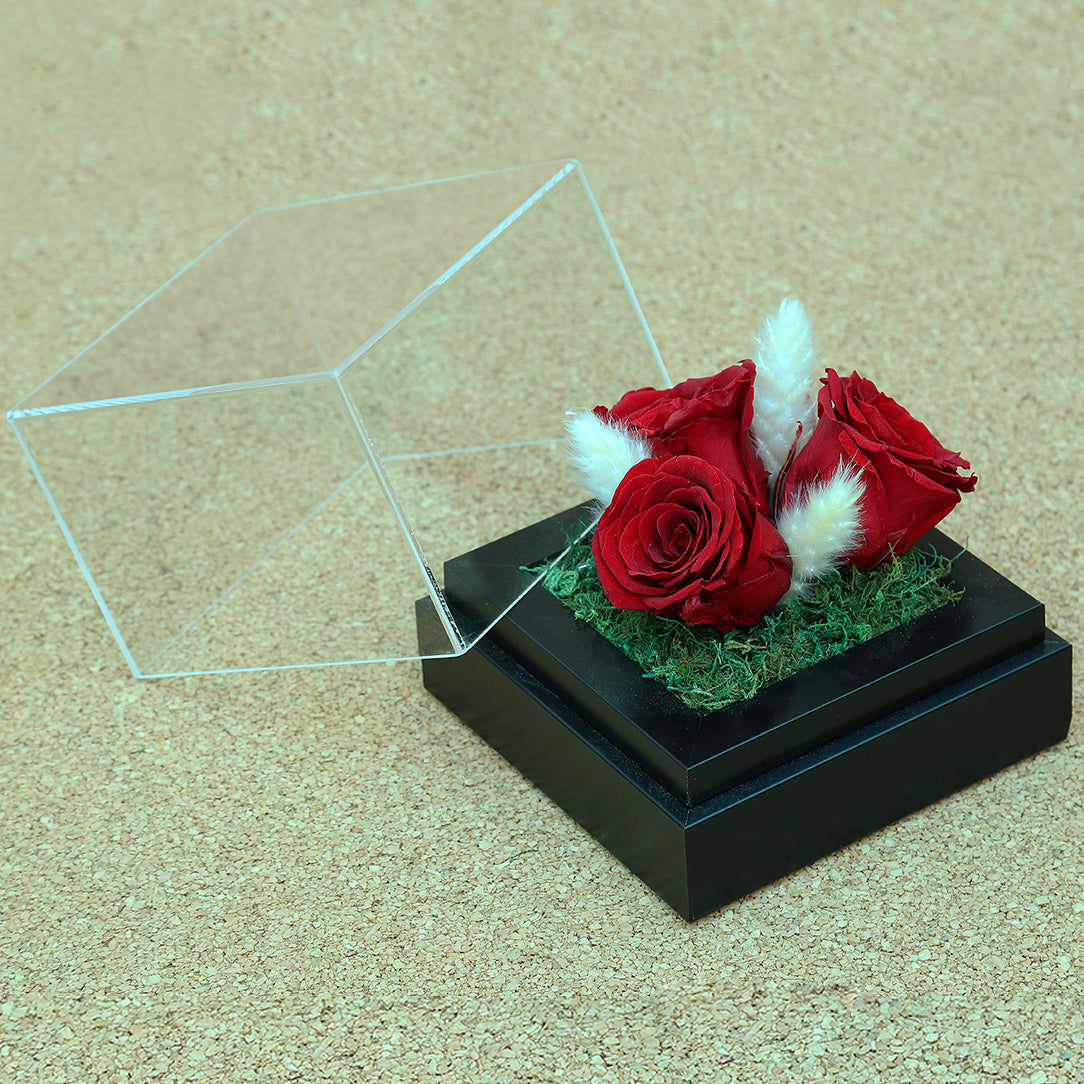 3 luxury Preserved Rose handmade – Green Art Factory